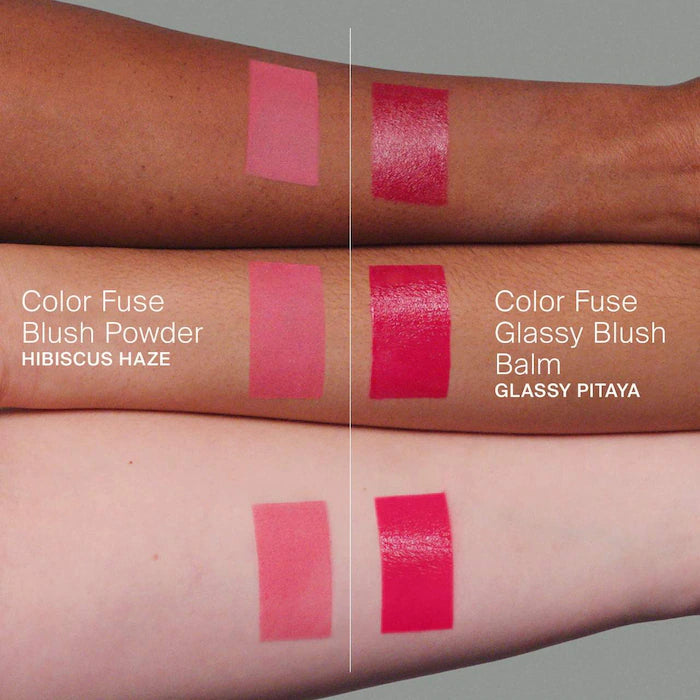 HAUS LABS BY LADY GAGA - Color Fuse Glassy Blush Balm Stick + Powder B ...