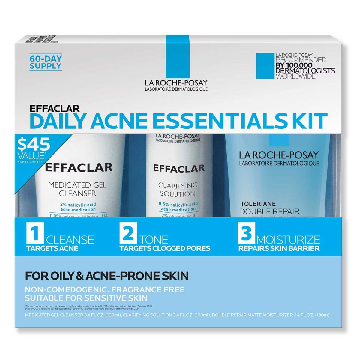 La Roche Posay - Effaclar Acne Daily Essential Kit – Issey-K Makeup