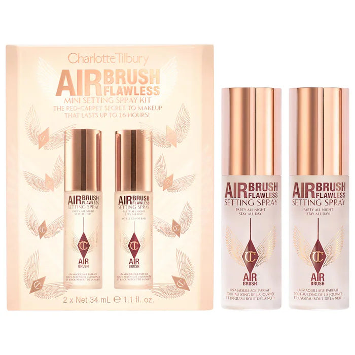 Charlotte Tilbury - Mini Airbrush Flawless Setting Spray Duo Gift Set ...