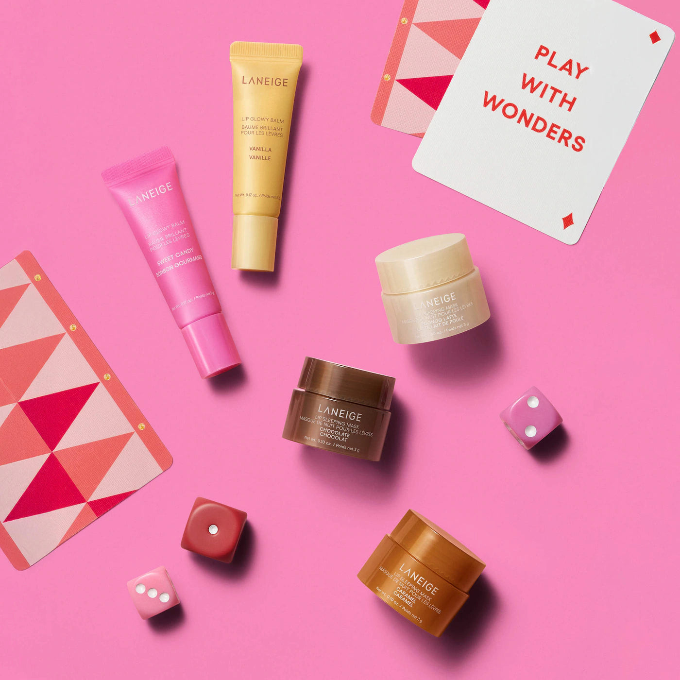 Laneige - Midnight Minis Lip Glowy Balm and Lip Sleeping Mask Gift Set ...