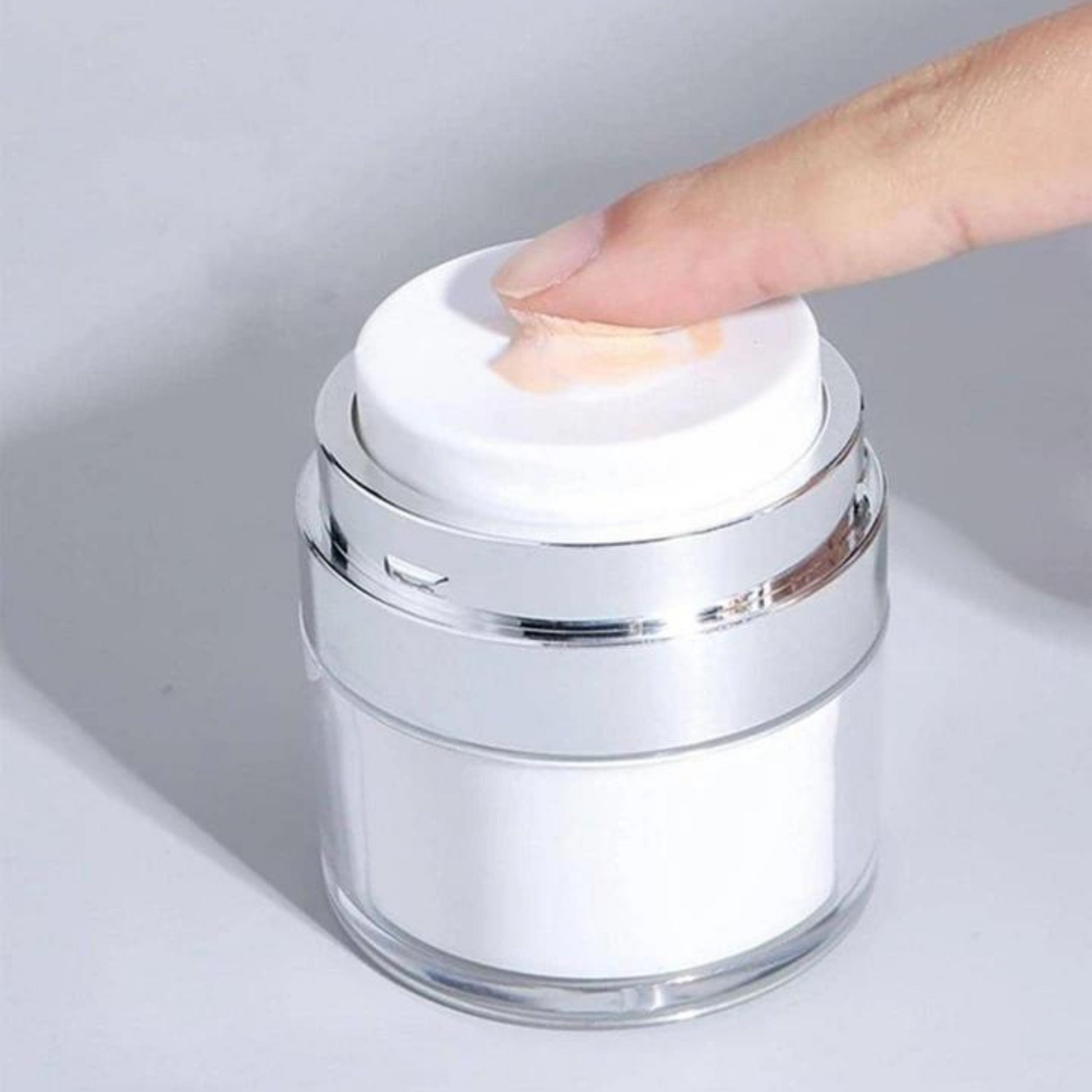 Shein - Botella De Crema Portable Press Type Vacuum Cream Bottle 30ml ...