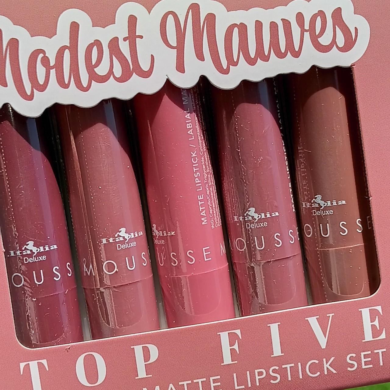 Set de Labiales Mousse Matte Lipstick Top Five Sets - Italia Deluxe ...